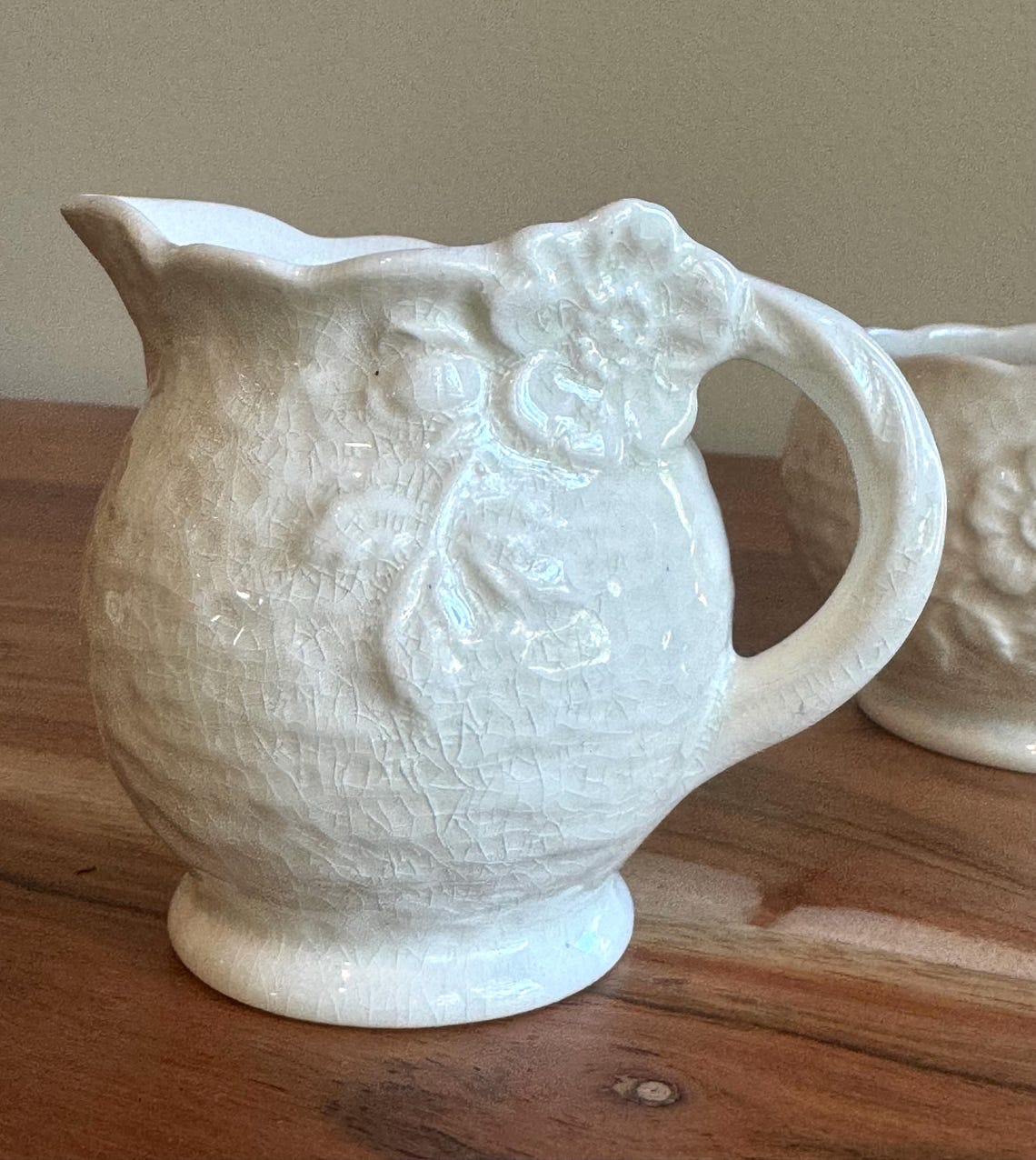 Vintage Cream & Sugar Bowl Set Staffordshire Made in England Farmhouse ...
