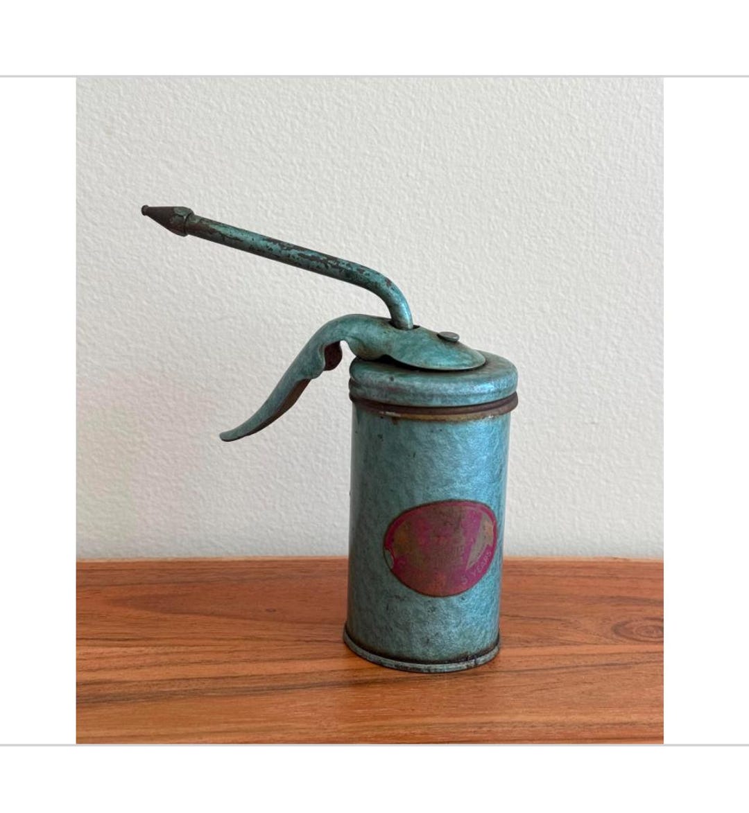 Vintage Finger Pump Oil Can Oiler 1960s Whimsical Collectible Antique ...