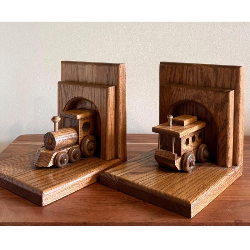 Train Bookends - Etsy