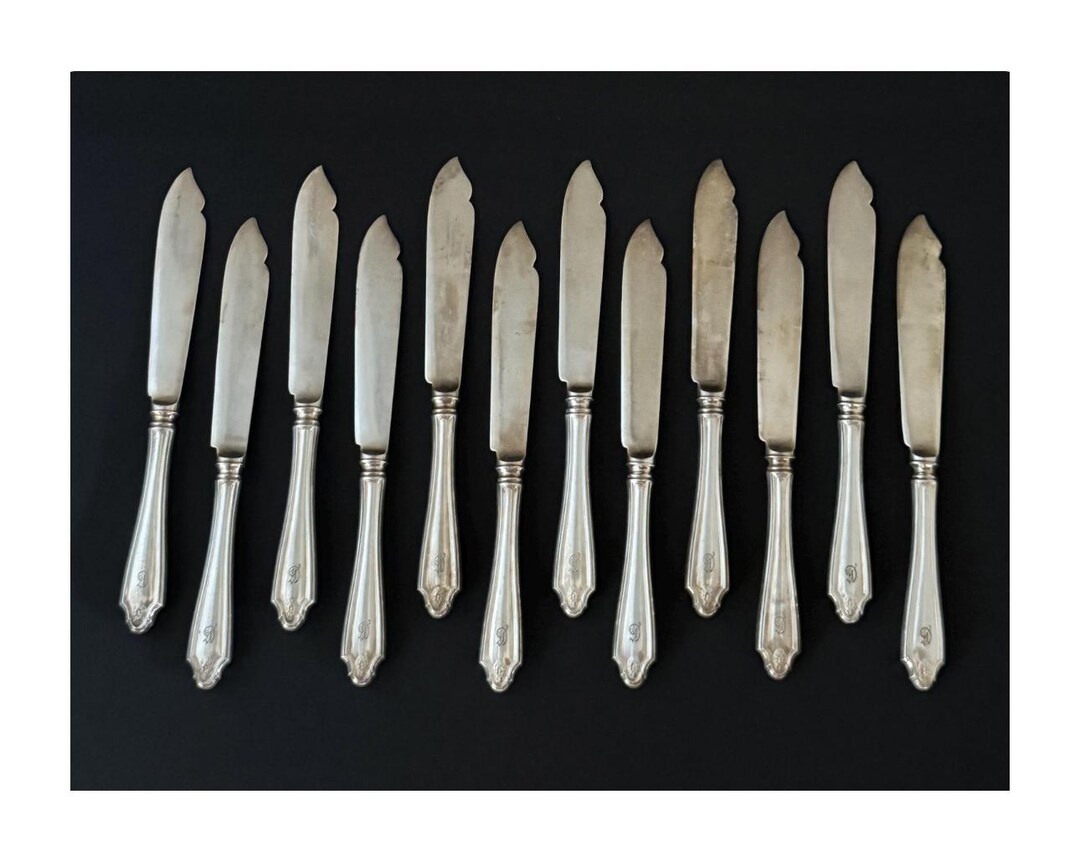 Set of 12 Silver Plate Knives Community Plate Flatware Silverware - Etsy
