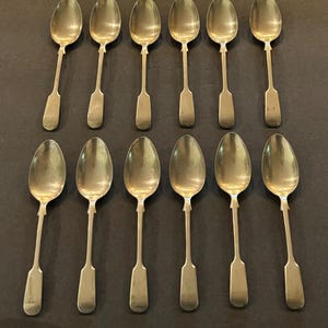 Set of 12 Spoons Rustic Vintage 7 Farmhouse Flatware Silverware - Etsy