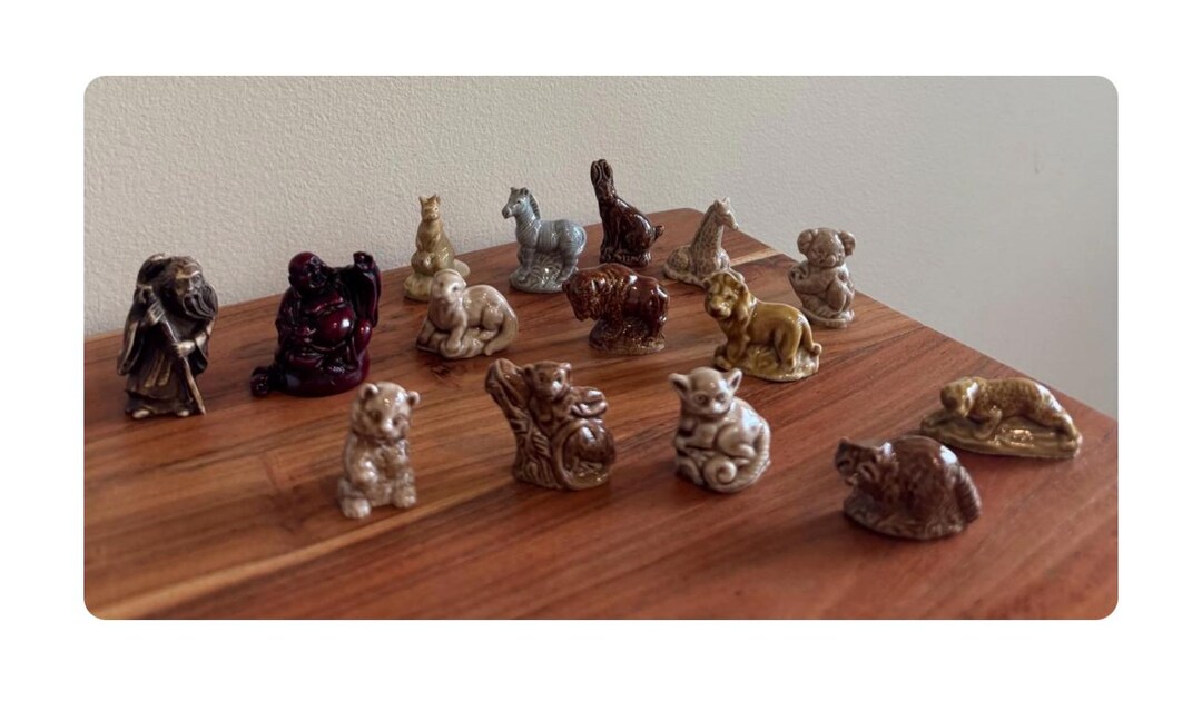 Vintage Wade Whimsies Miniature Ceramic Animals Great for a Trinket ...