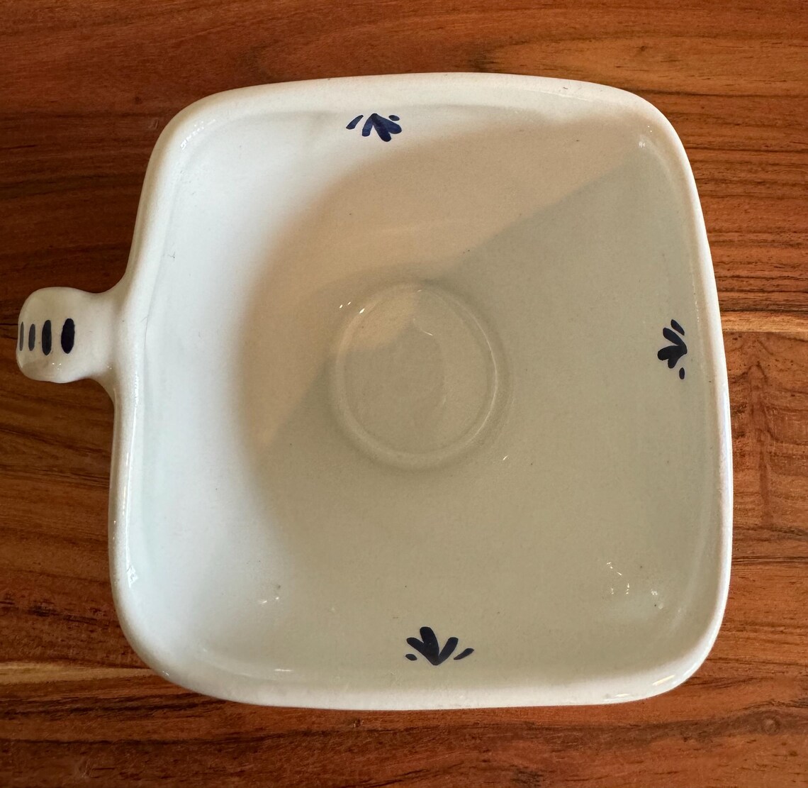 Vintage Delft Mug Cup Blue and White Holland Square Coffee Cup Candy ...