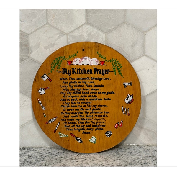 Kitchen Prayer - Etsy