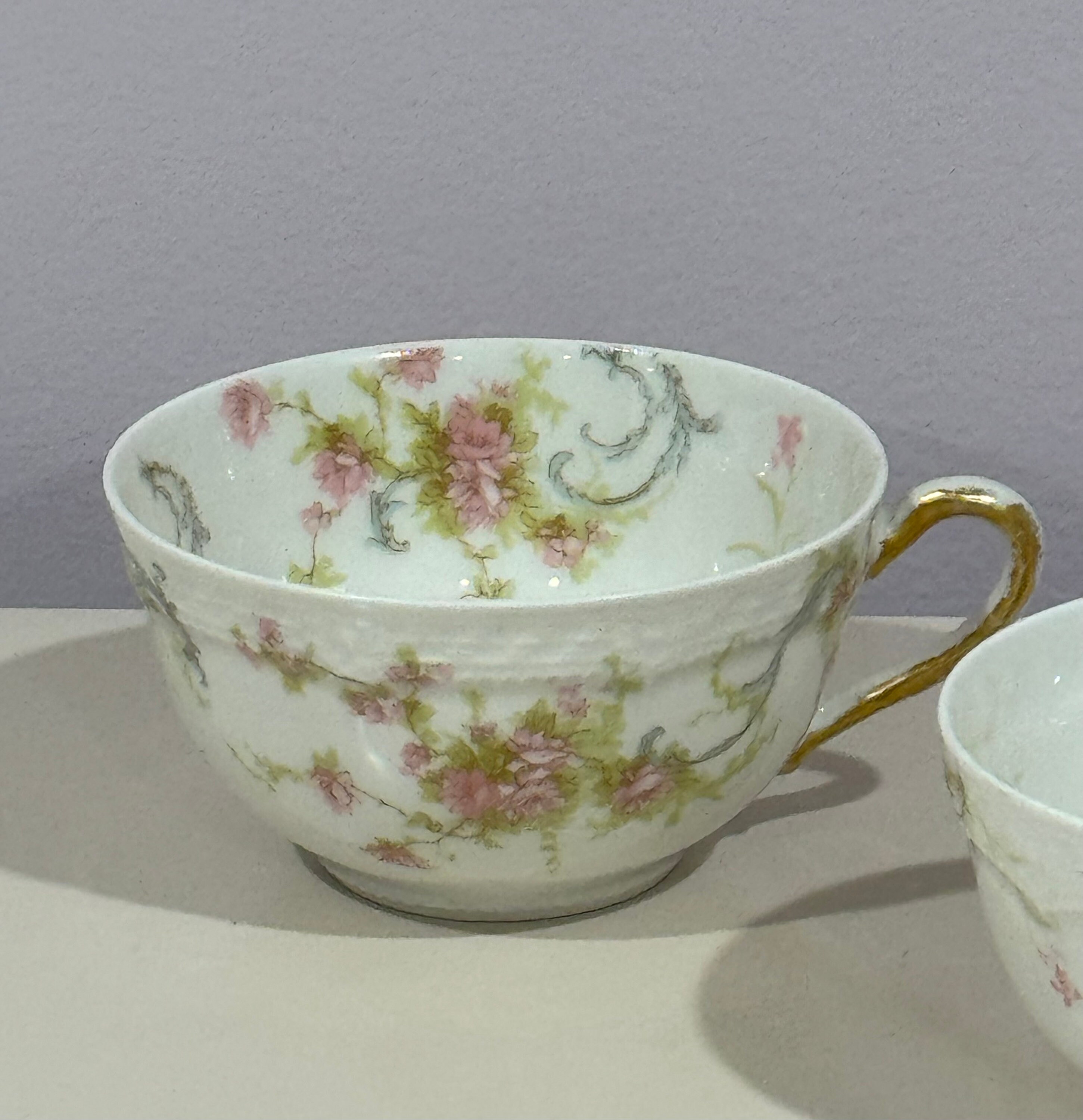 Set of 3 Haviland Limoges Tea Cups the Princess Tea Cups France Vintage ...