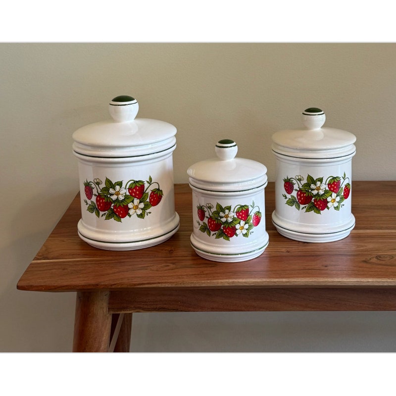 Vintage Canister Set - Etsy