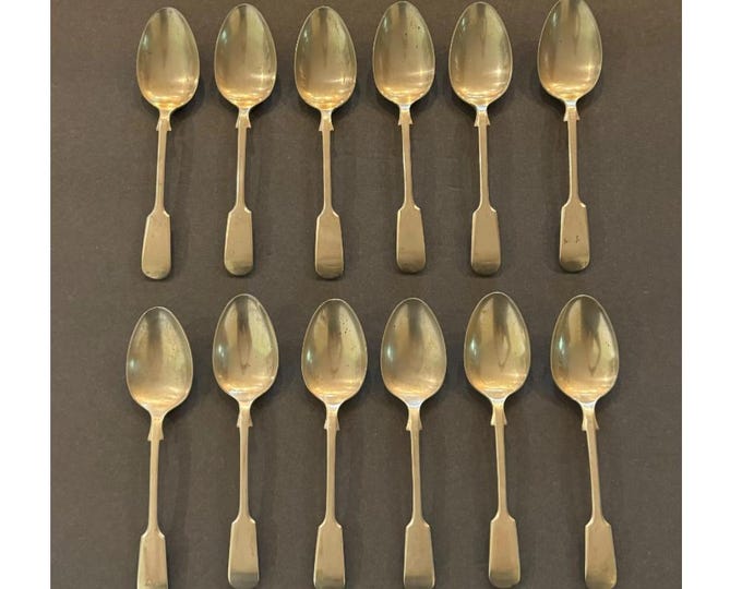 Set of 12 Spoons Rustic Vintage 7” Farmhouse Flatware Silverware - Etsy