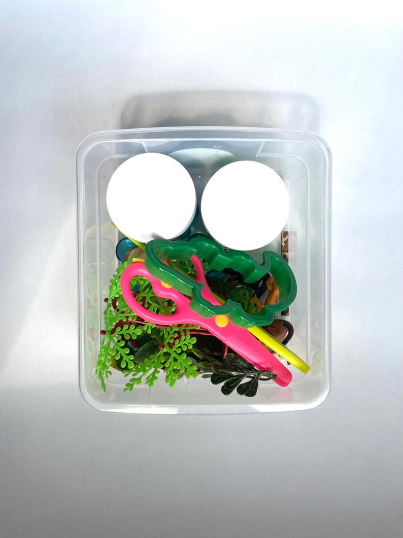 Animal Play Dough Kit, Sensory Bin, Safari Play Dough, Play Dough Kit ...