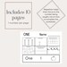 Number Worksheet Printable, Number Identification, Numbers 1-10 ...