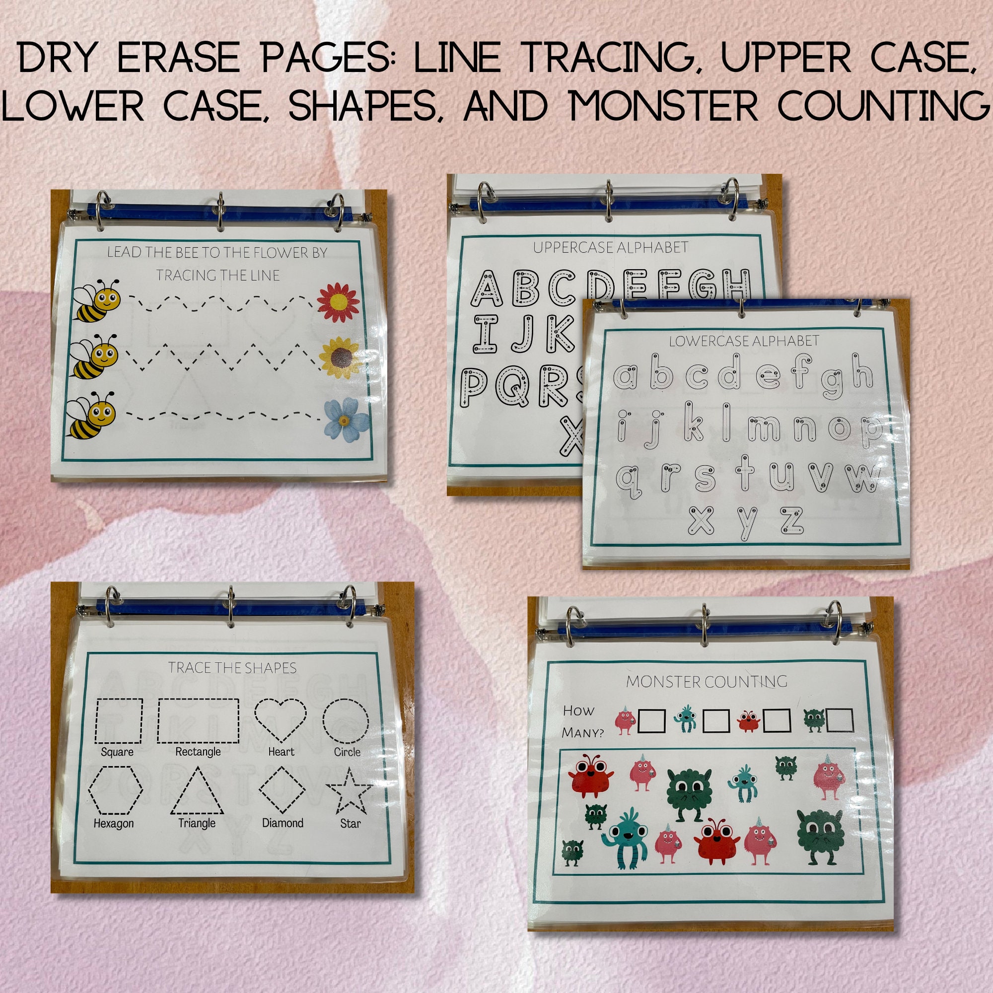 Assembled Busy Binder, Preschool Curriculum, Homeschool Activity ...