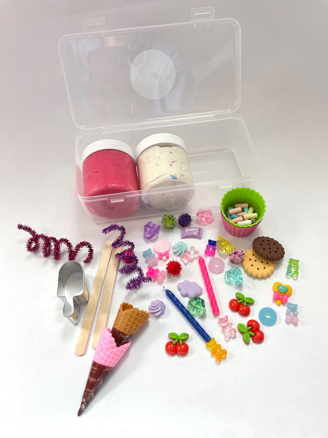 Sweet Treats Playdough Kit, Sensory Bin, Play Dough Kit, Homemade Play ...