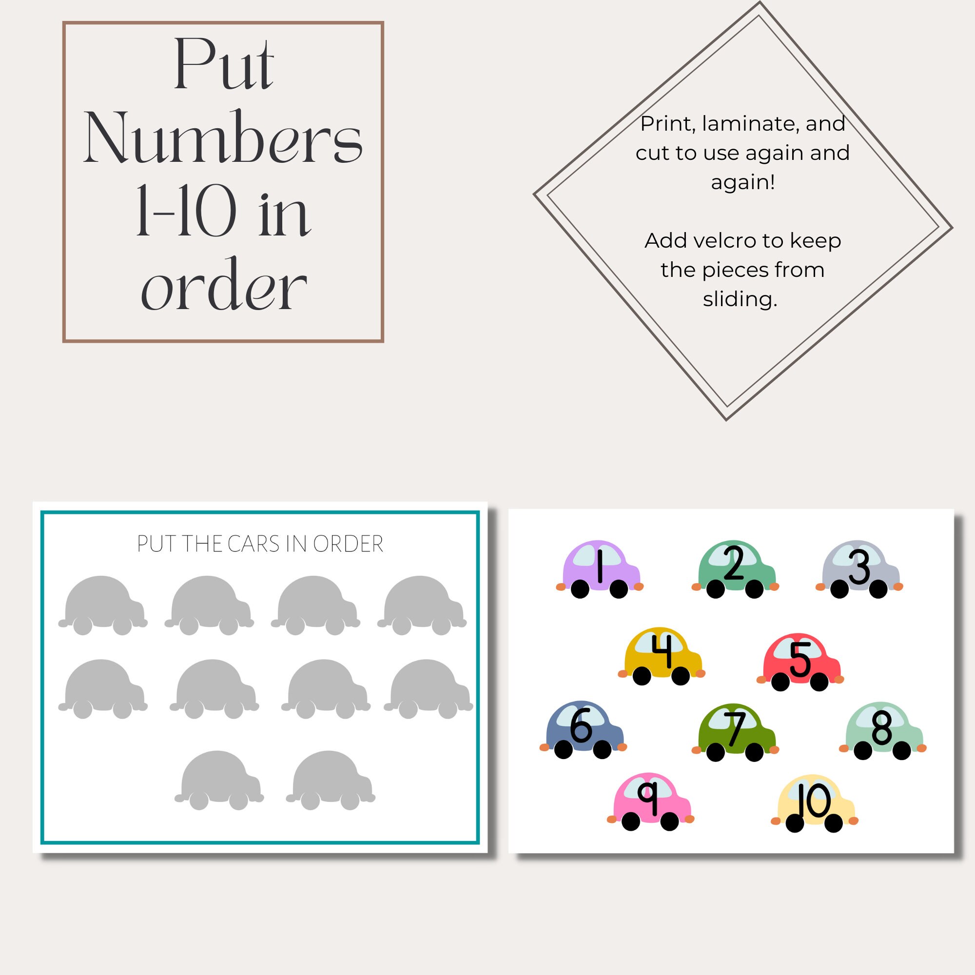 Alphabet and Number Matching Printable, Upper and Lower Case Letters ...