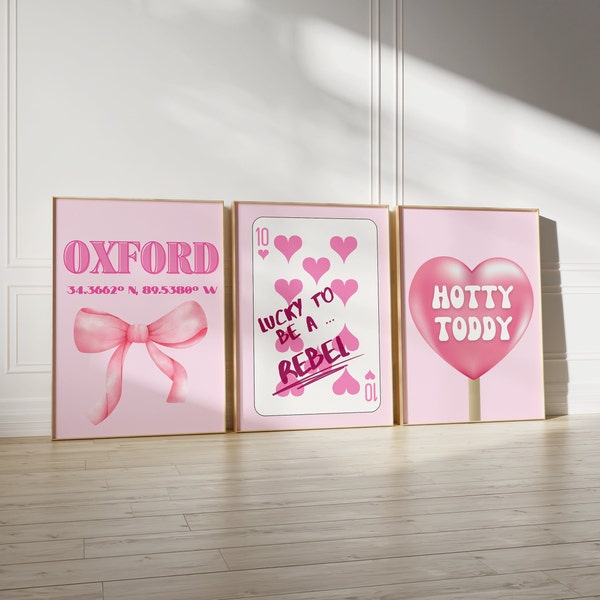 Ole Miss Preppy Dorm Prints - Etsy