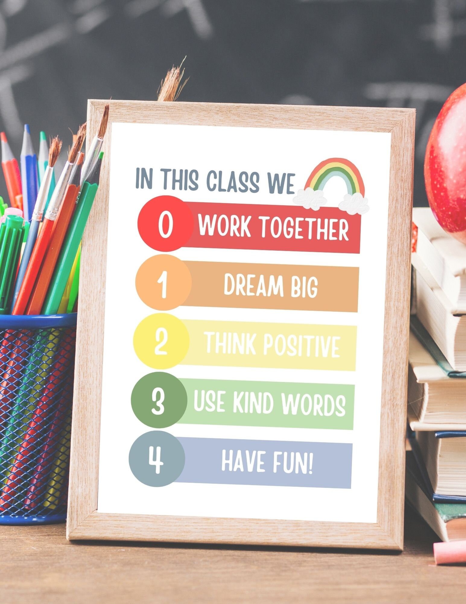 Printable, in This Class, Classroom Decor, Homeschool Decor ...