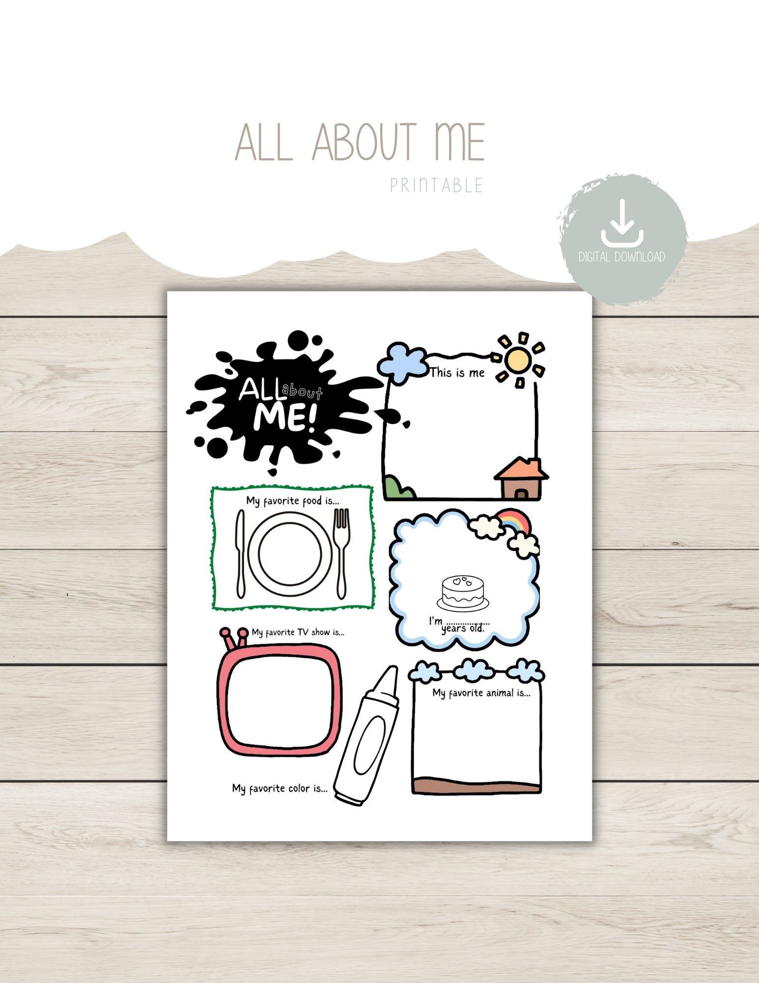 Printable, Toddler, Preschool, at Home Prek, Homeschool, Pre K ...