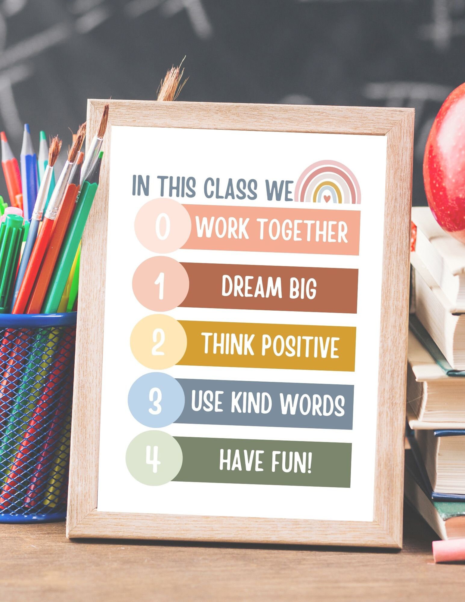 Printable, in This Class, Classroom Decor, Homeschool Decor ...