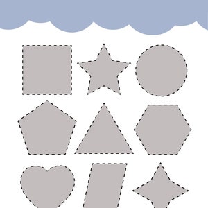 Printable, Shapes, Preschool, Toddler, at Home, Homeschool, Pre K ...