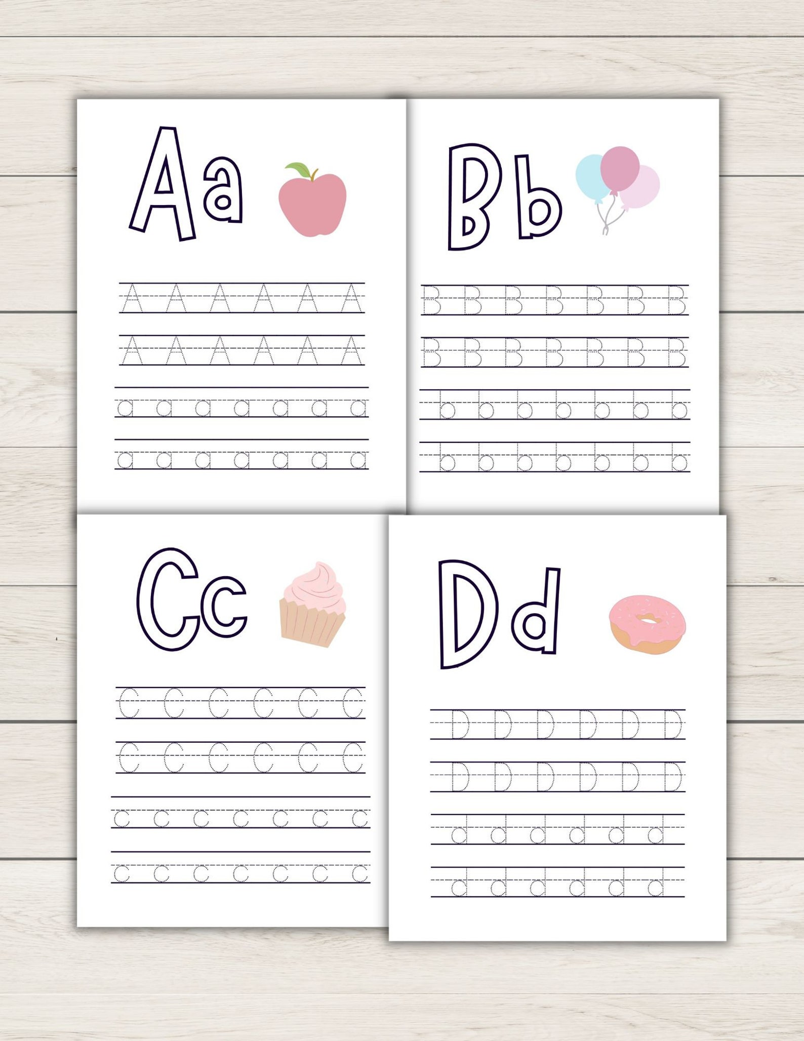 Printable ABC Toddler Preschool at Home Homeschool Pre - Etsy
