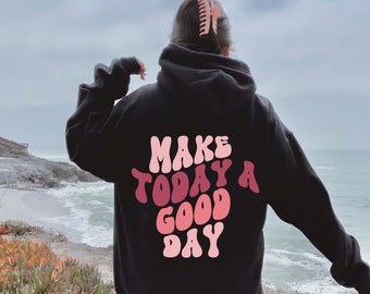 Quote on Back Hoodie - Etsy
