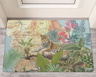 Leopard Door Mat - Etsy