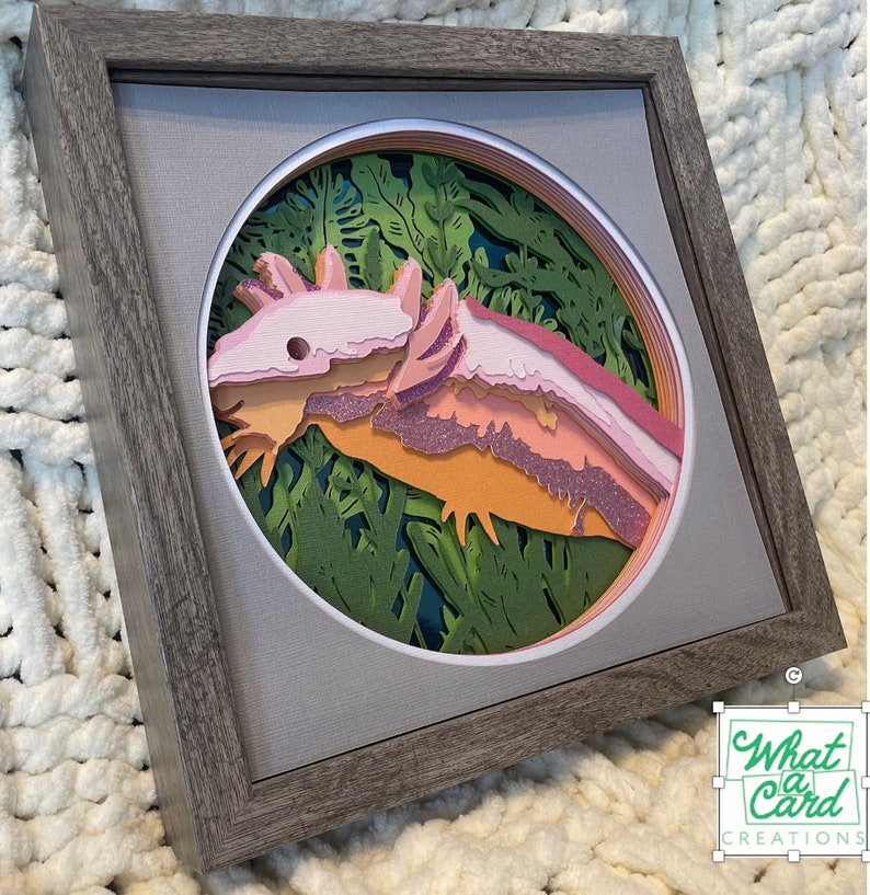 Axolotl 3D SVG Digital File - Etsy