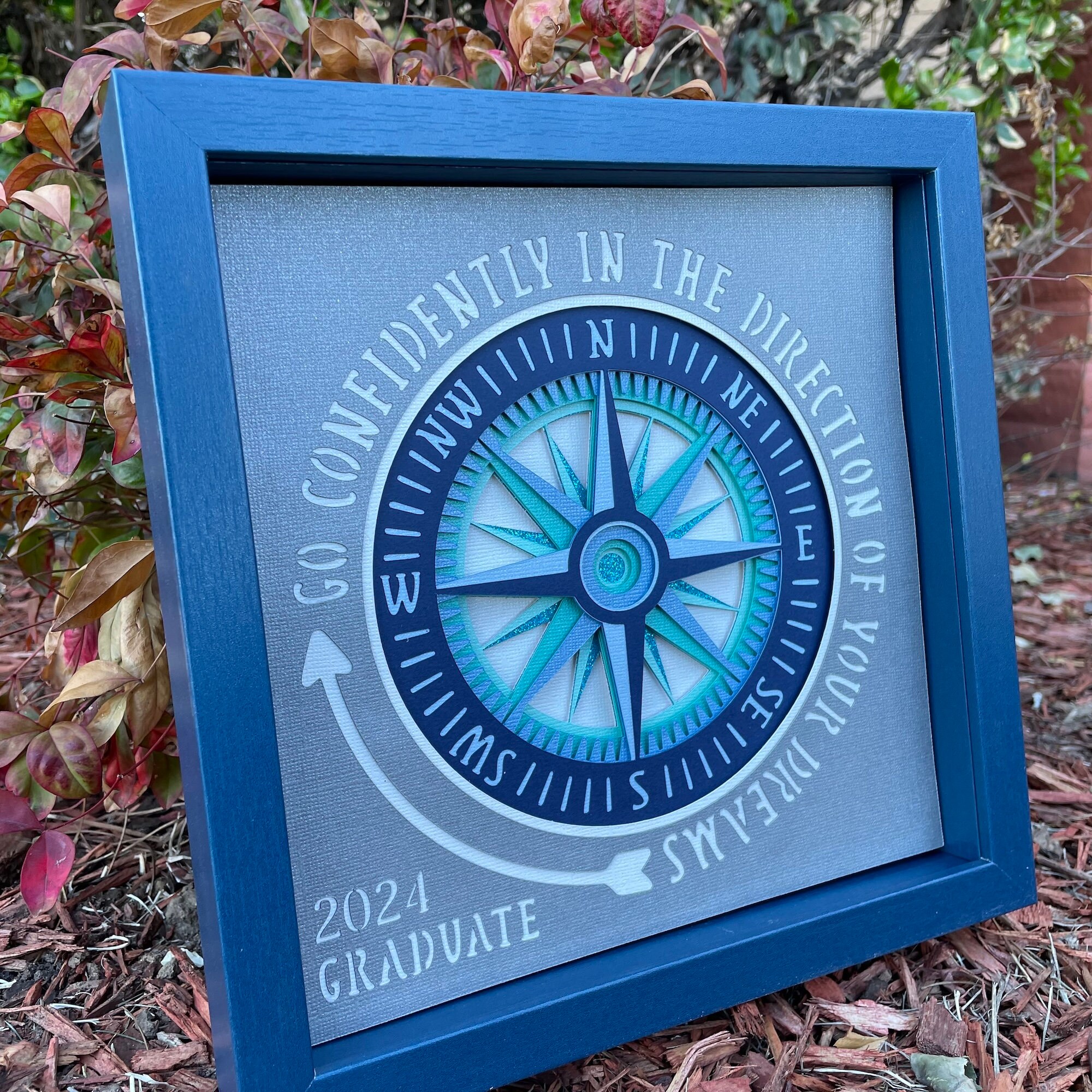 9x 9 3D 2024 Graduate Shadow Box/picture - Etsy