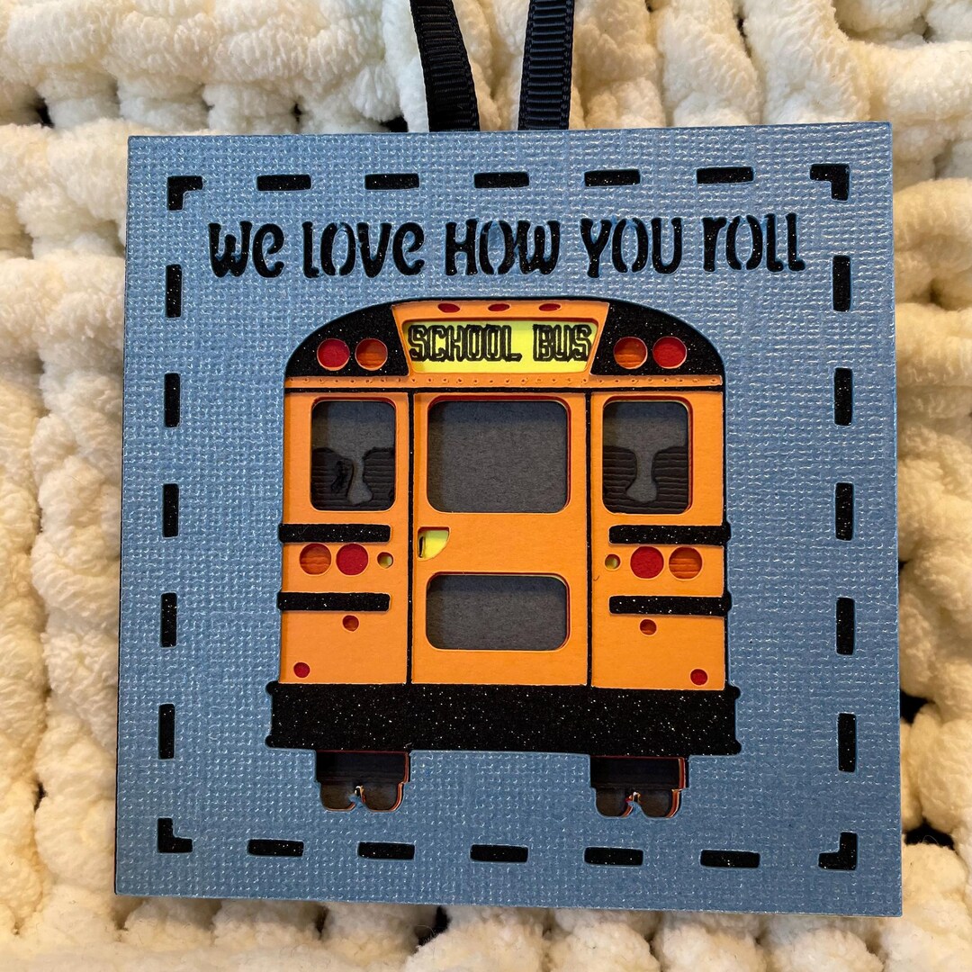School Bus Driver Ornament, Door Knob Hanger, Home or Office Decor - Etsy