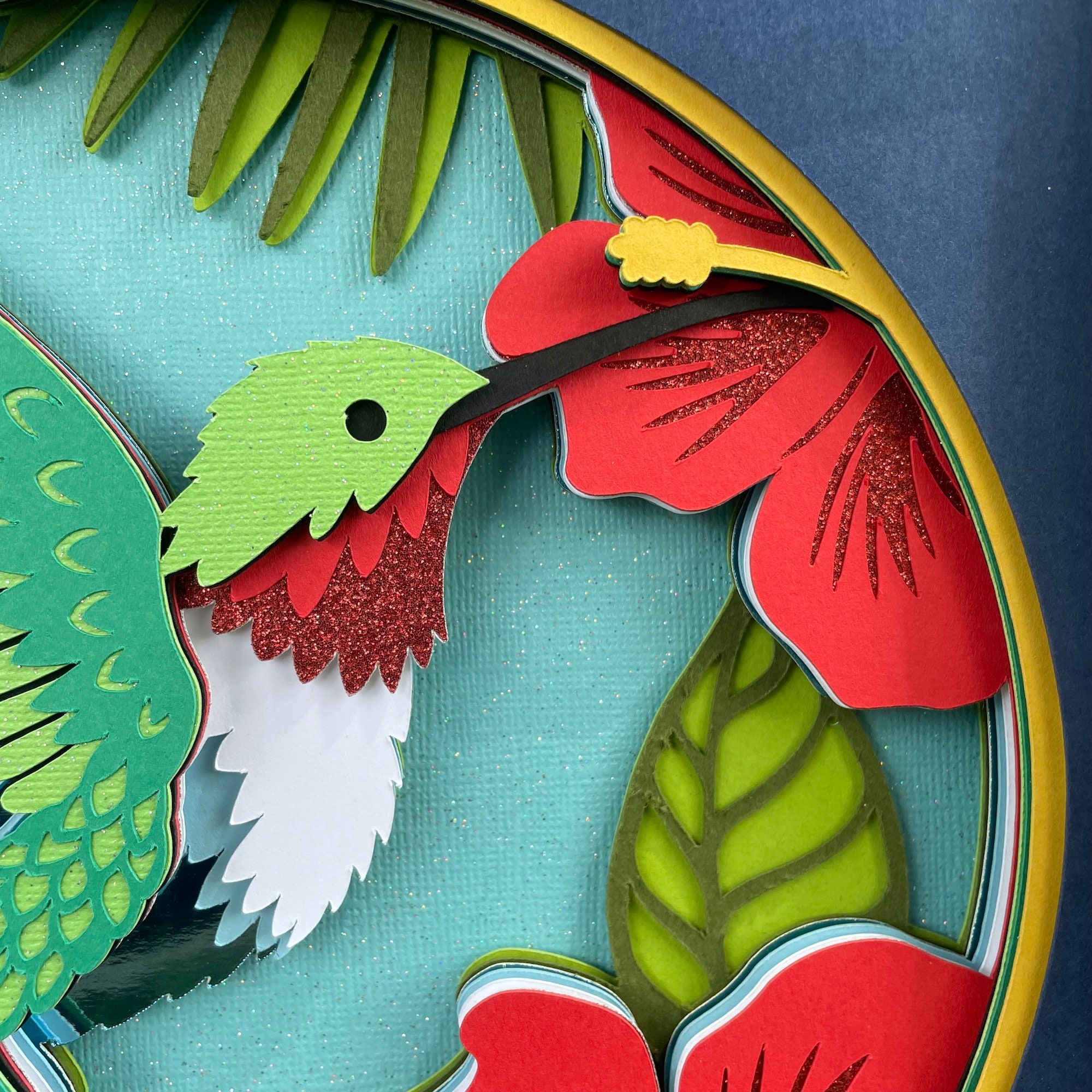 9x 9 3D Hummingbird Shadow Box/picture - Etsy