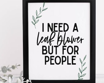 No Leaf Blowers Sign - Etsy