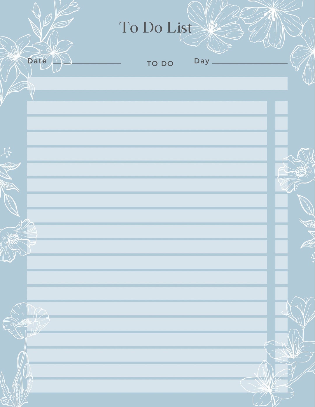 To Do List, Digital Planner, Organization, Cute to Do List, School ...
