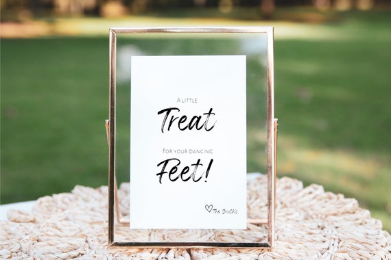 Flip Flop Sign Wedding Sign Printable Wedding Sign A Little - Etsy
