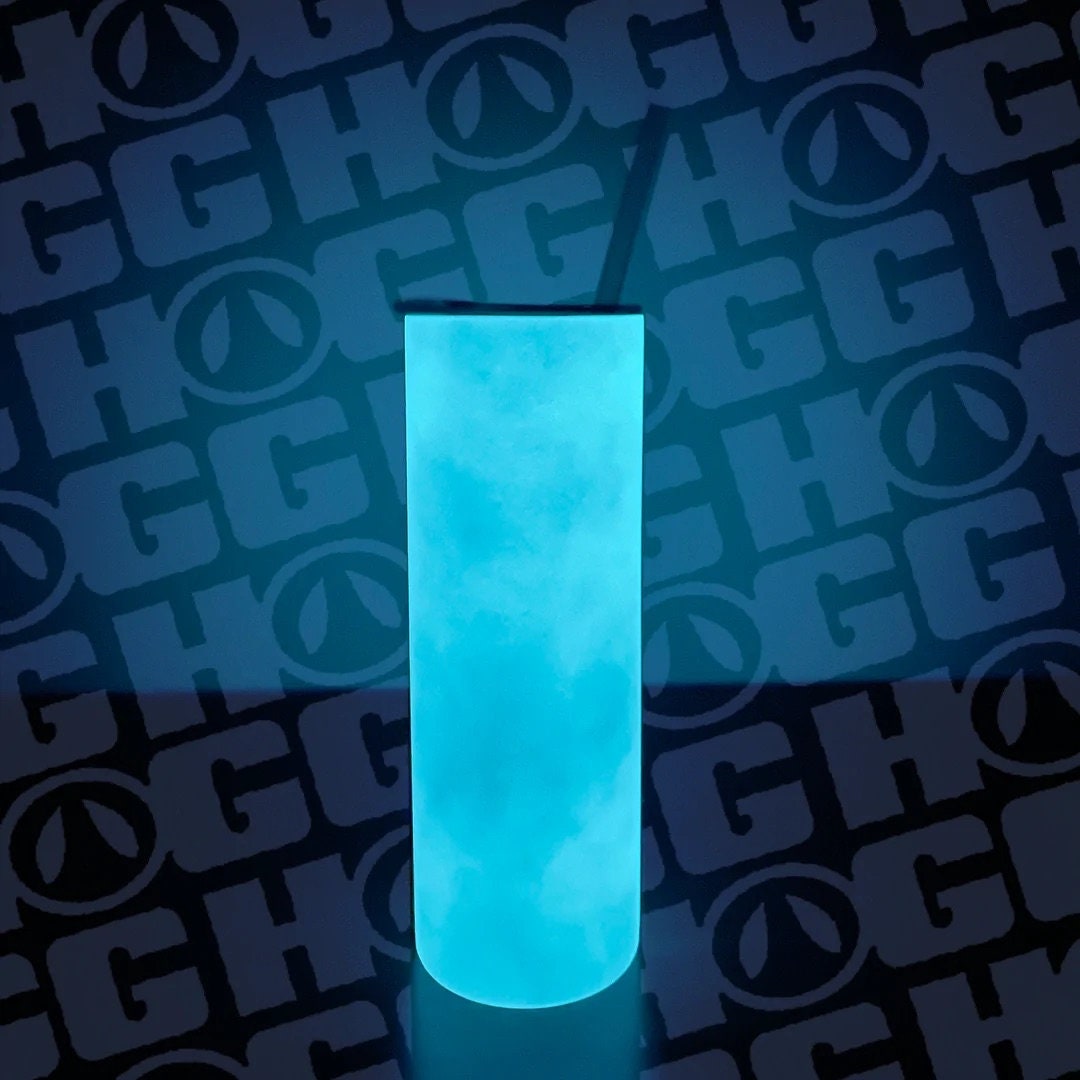 20 Oz. GLOW Sublimatable Tumbler W/sliding Lid & Straw - BLUE - Etsy