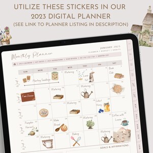 Cottagecore Digital Sticker Book With Cute Stickers for Your Digital ...