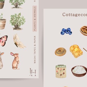 Cottagecore Digital Sticker Book With Cute Stickers for Your Digital ...