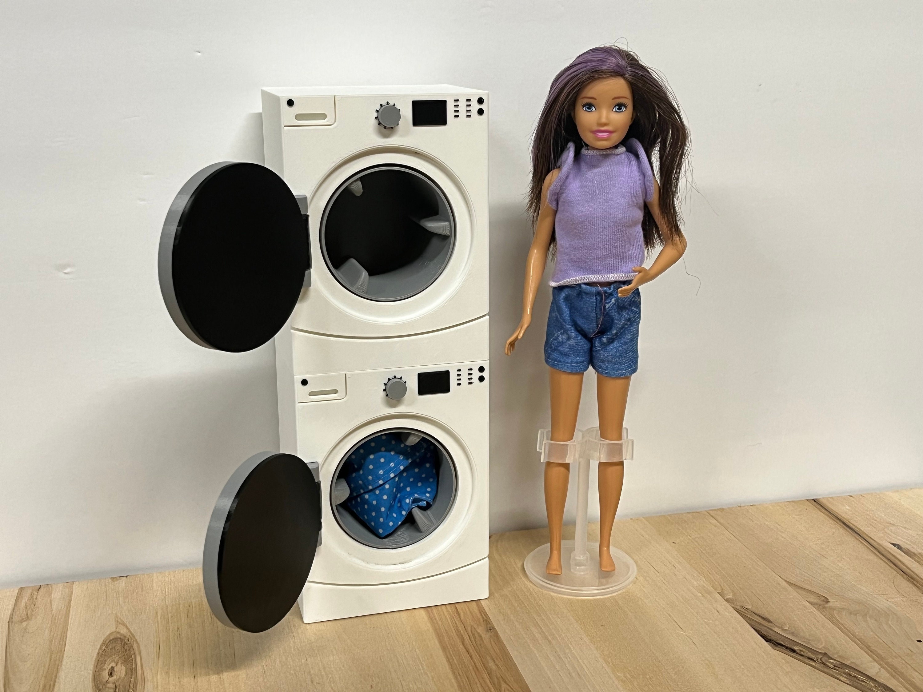 1:6 Scale Stackable Laundry Pair Washer and Dryer Dollhouse - Etsy