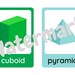 3D Shapes Flashcards - Etsy