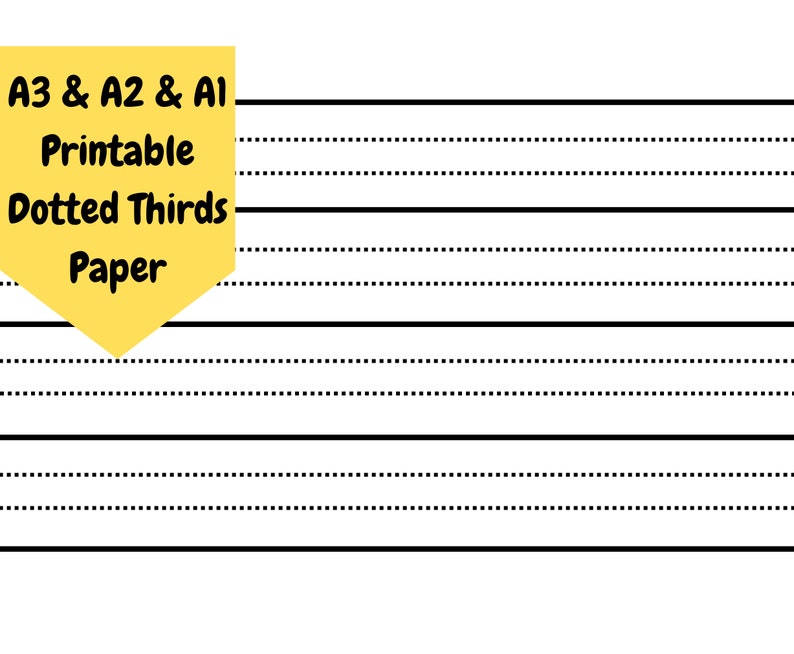 Dotted Thirds Paper - Etsy