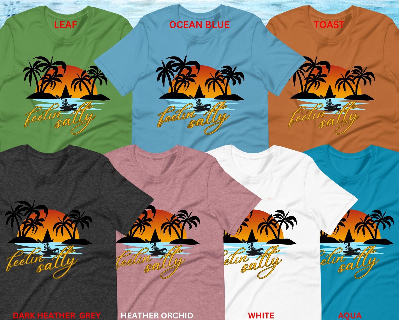 Kayaking Shirt, Feelin' Salty Shirt, Shirt for Kayakers, Kayaking Gifts ...