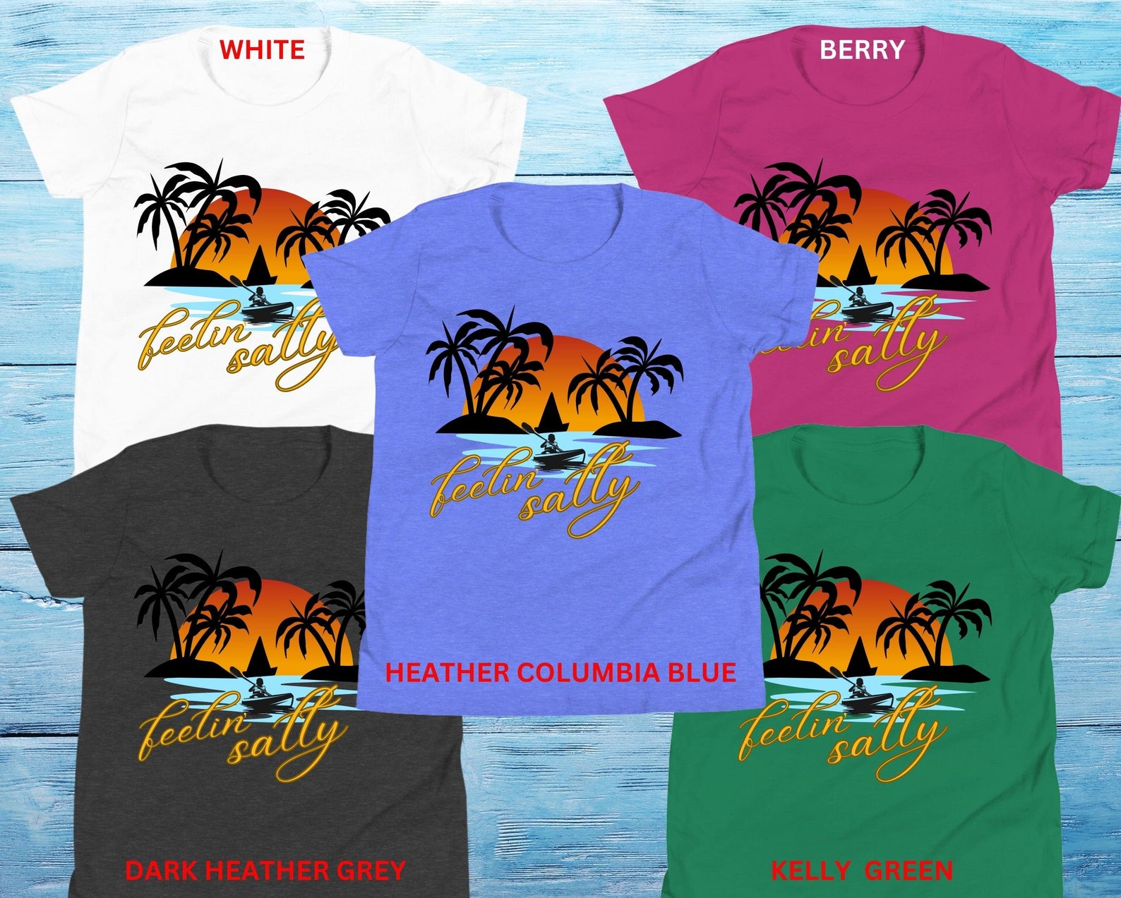 Kayaking Shirt, Feelin' Salty Shirt, Shirt for Kayakers, Kayaking Gifts ...