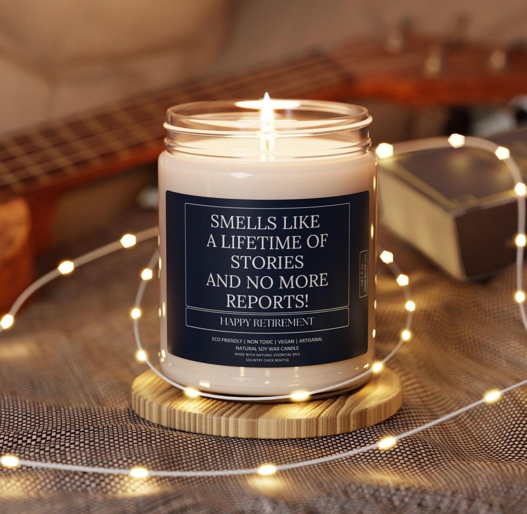 Police Retirement Soy Candle, Police Officer Gift, Law Enforcement Gift ...