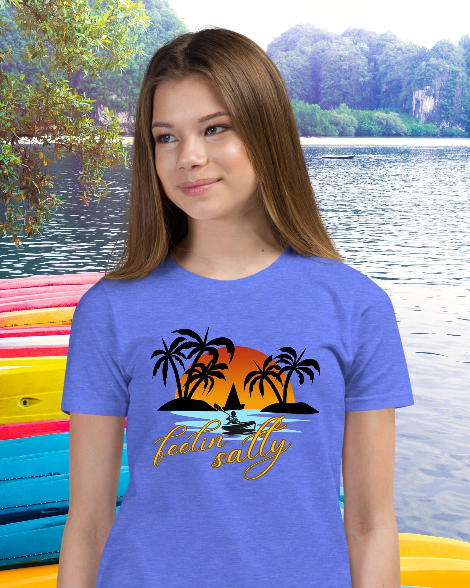 Kayaking Shirt, Feelin' Salty Shirt, Shirt for Kayakers, Kayaking Gifts ...