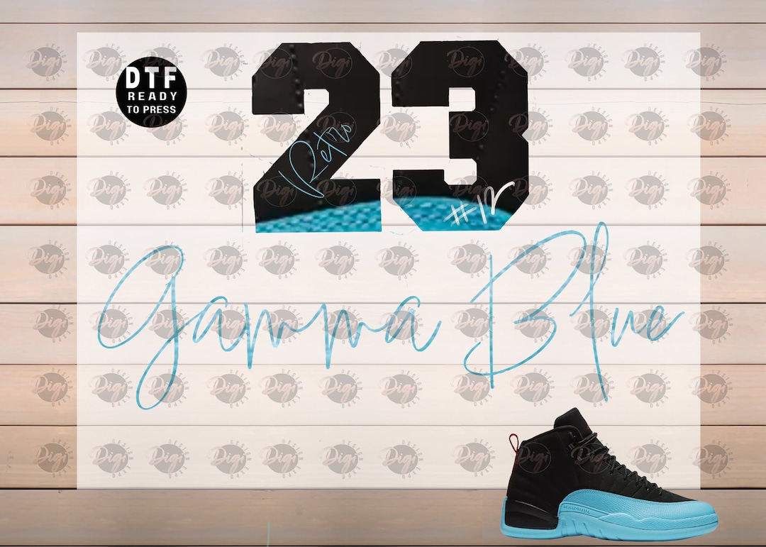 Air Jordan Retro 12s DTF, DTF Transfers, Ready to Press - Etsy