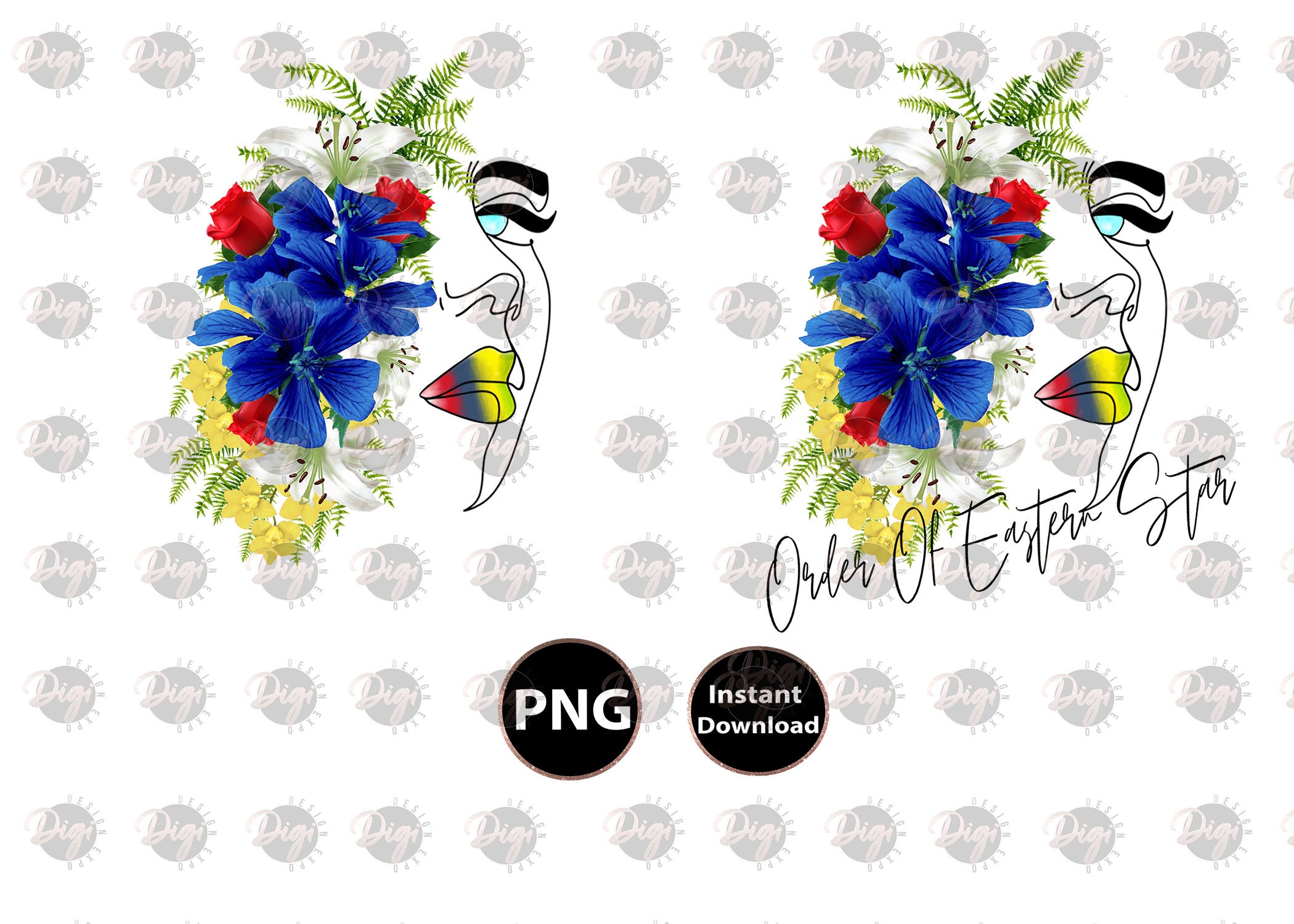 OES Design Bundle | Order of Eastern Star Art | OES Wall Decoration ...