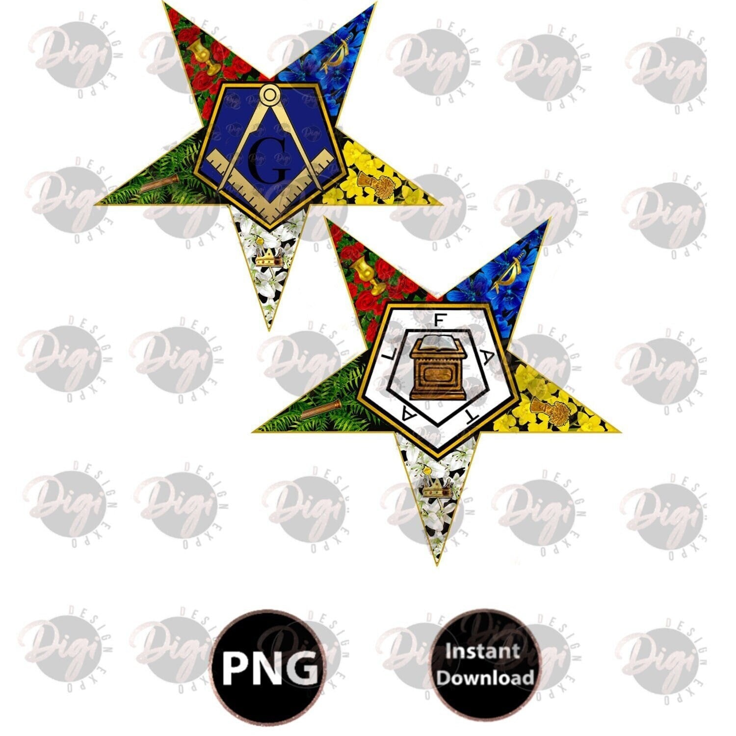 OES Emblem Png | Freemason Emblem Png | Sticker Decal Png | Order of ...