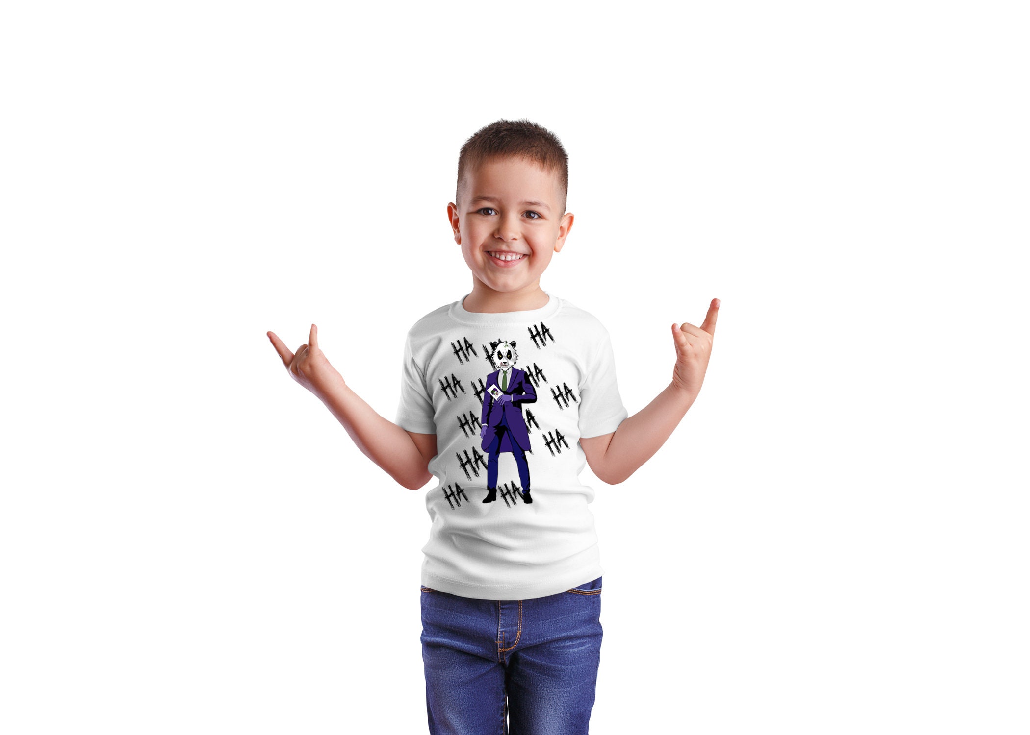 Panda Joker Joker Panda Panda Clipart Dark Knight Joker - Etsy