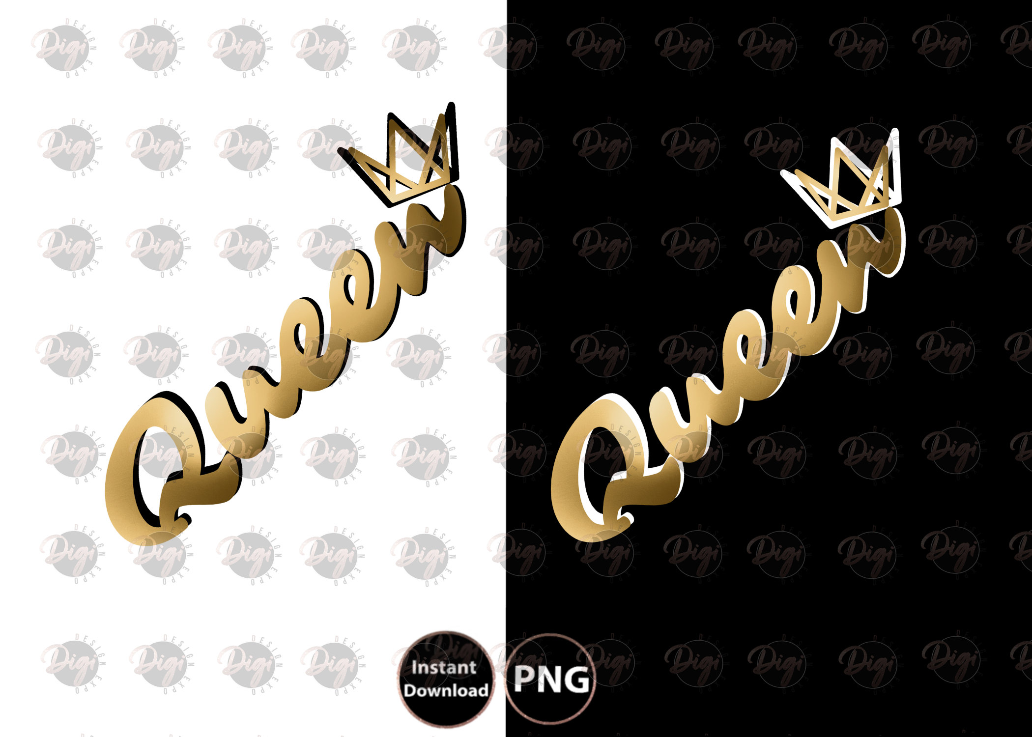 Queen Bundle Png, Queen Design, Queens Crown, Sublimation Image, - Etsy