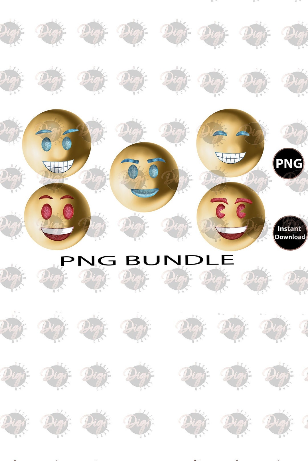 Smiley Face Bundle Png, Smiley Png, Happy Face Png, Yellow Smiley Png ...