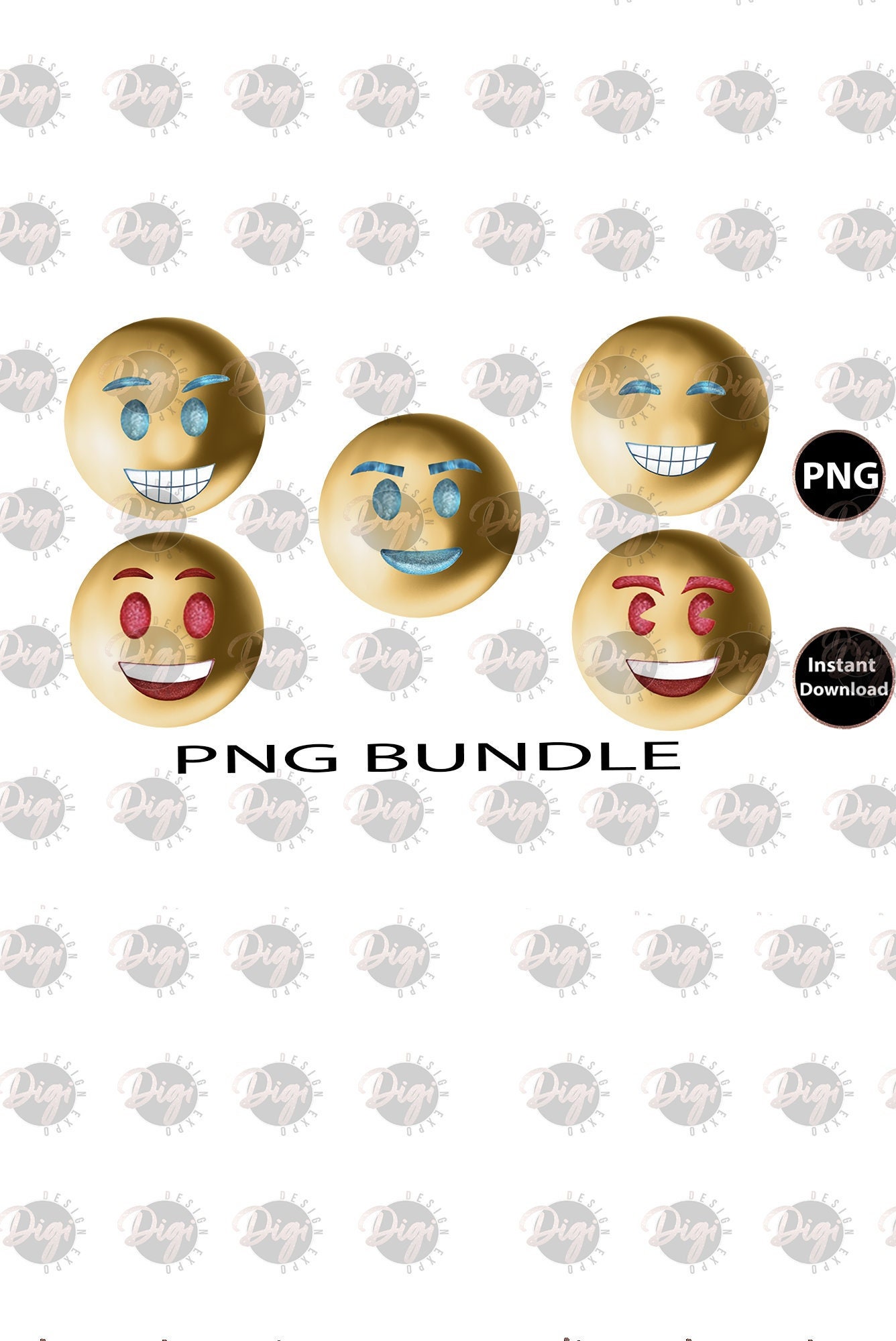 Smiley Face Bundle Png, Smiley Png, Happy Face Png, Yellow Smiley Png ...