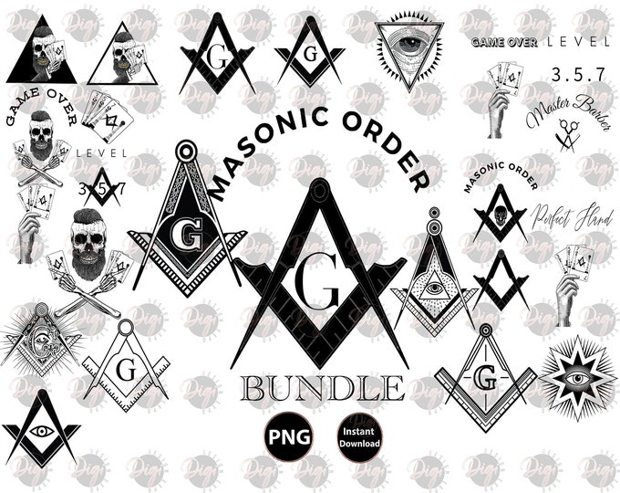 Freemason Logo, Masonic SVG, Mason Square & Compass, Freemason Lodge ...