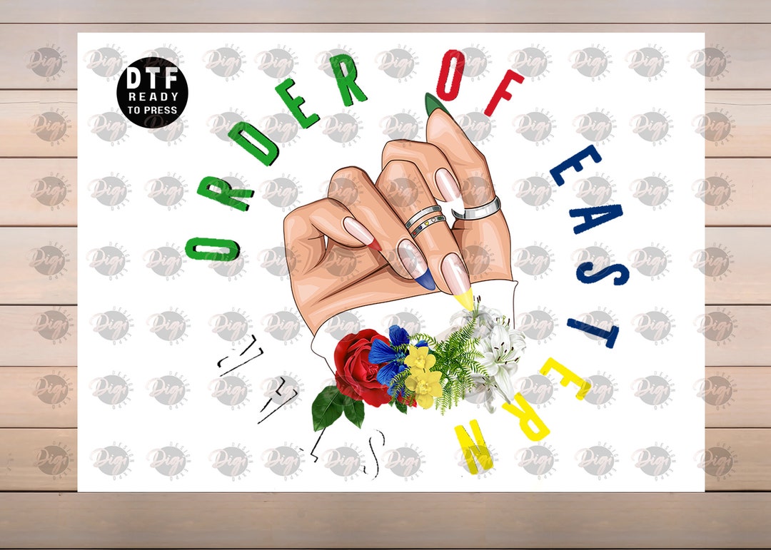 OES Transfer Design, Order of Eastern Star DTF, OES Ready to Press ...